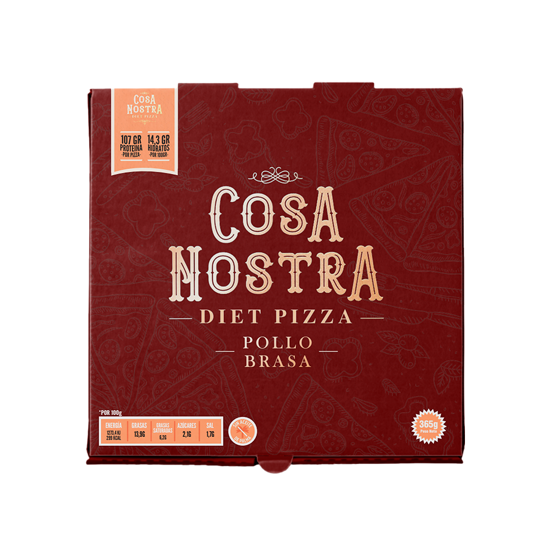 Pizza De Pollo Brasa 365g | Meatprotein